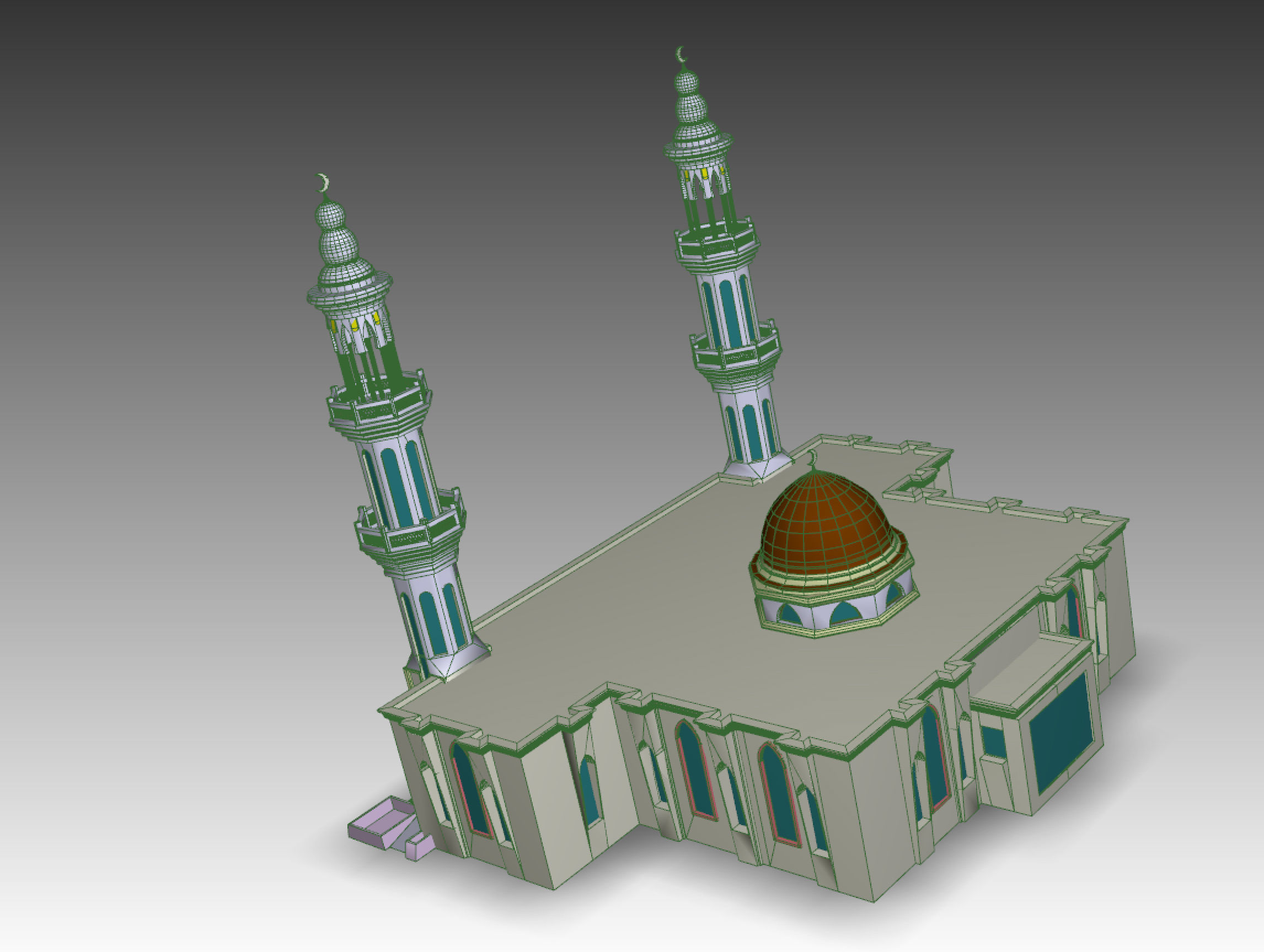 Islamic Mosque 3D model | CGTrader