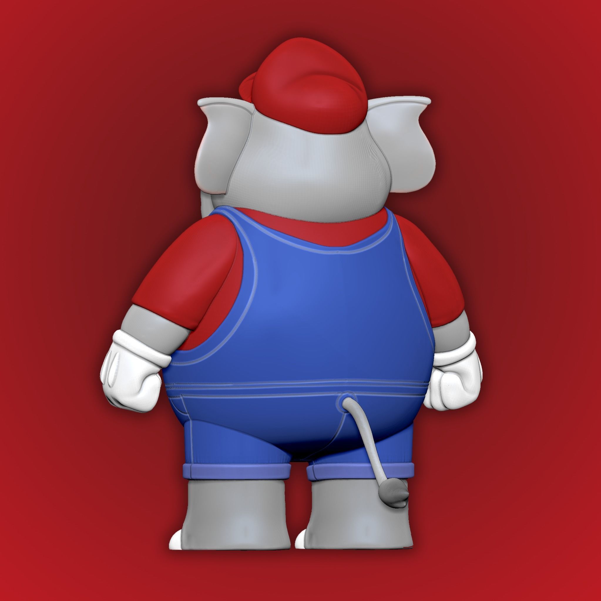ELEPHANT SUPER MARIO FIGURE - SUPER MARIO BROS WONDER 3D model 3D ...