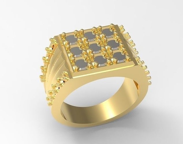 Man ring 3D model 3D printable | CGTrader