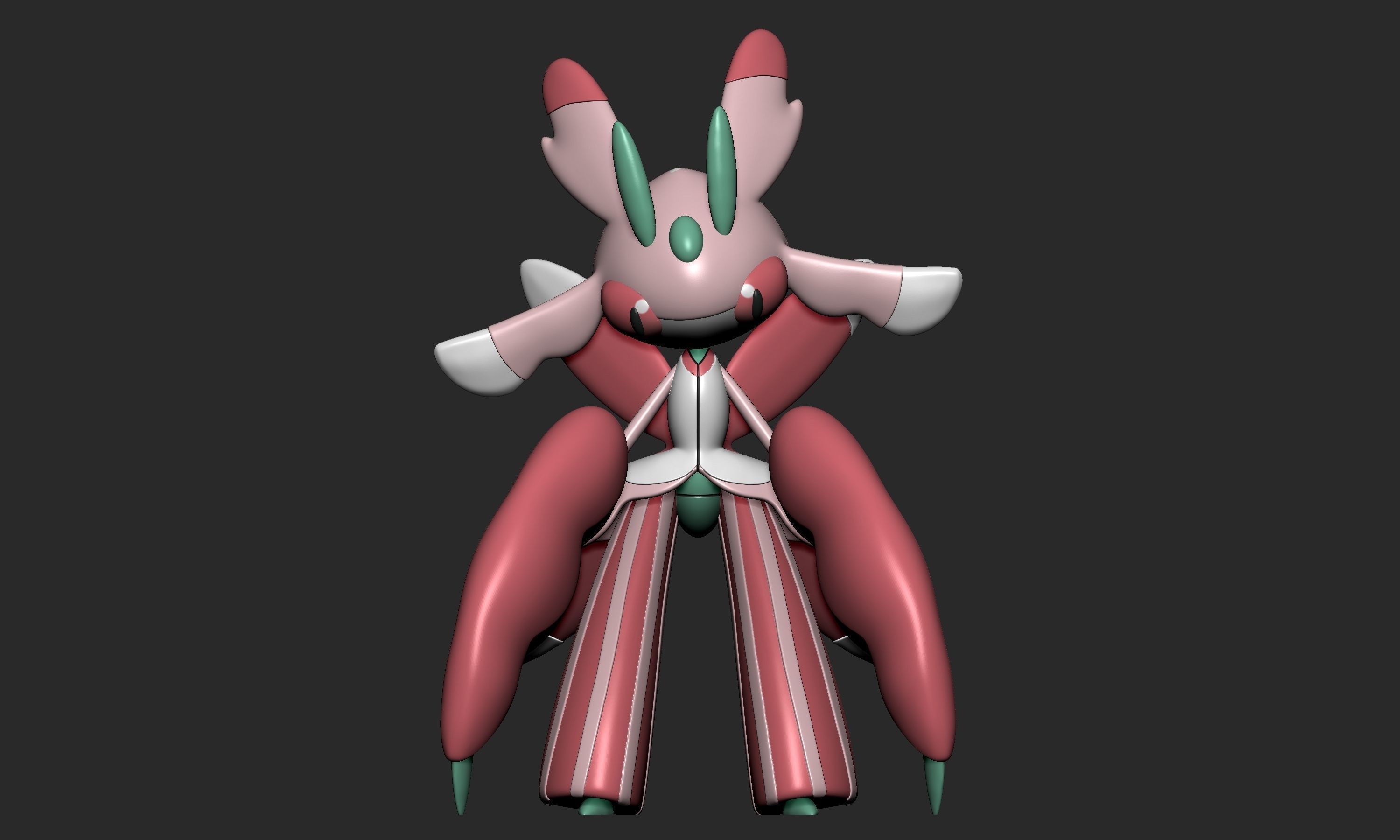Pokemon - Lurantis with 2 poses 3D model 3D printable | CGTrader