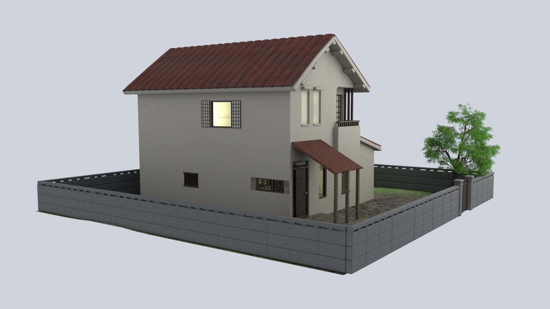 3D model The Grudge Cursed Saeki House VR / AR / low-poly | CGTrader