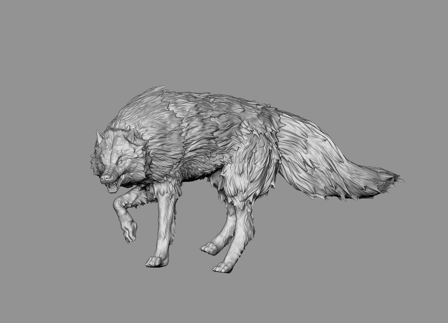 Fenrir and Odin in Norse mythology 3D model 3D printable | CGTrader