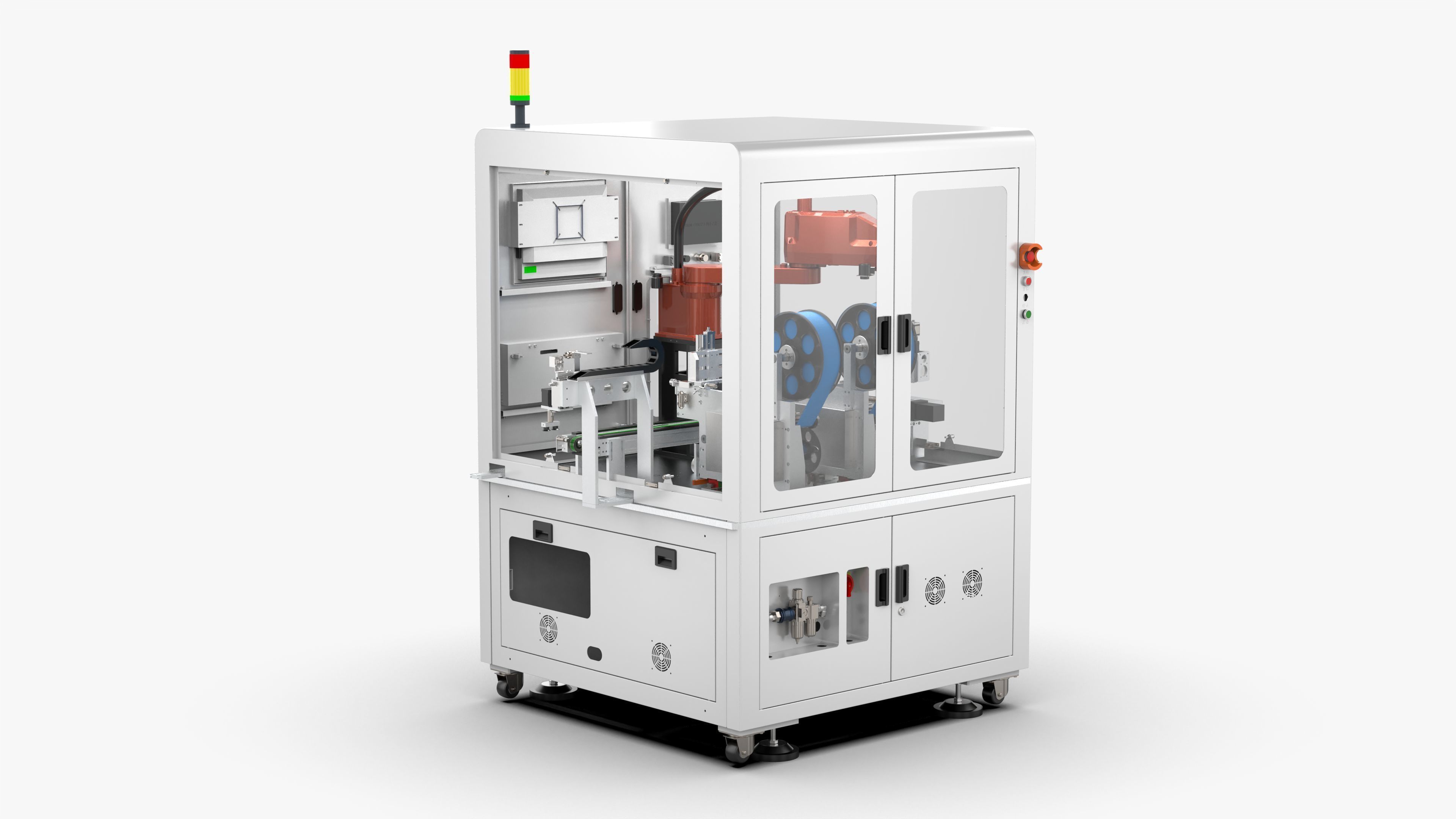 Automatic Double Feeder Labeling Machine 3D model | CGTrader