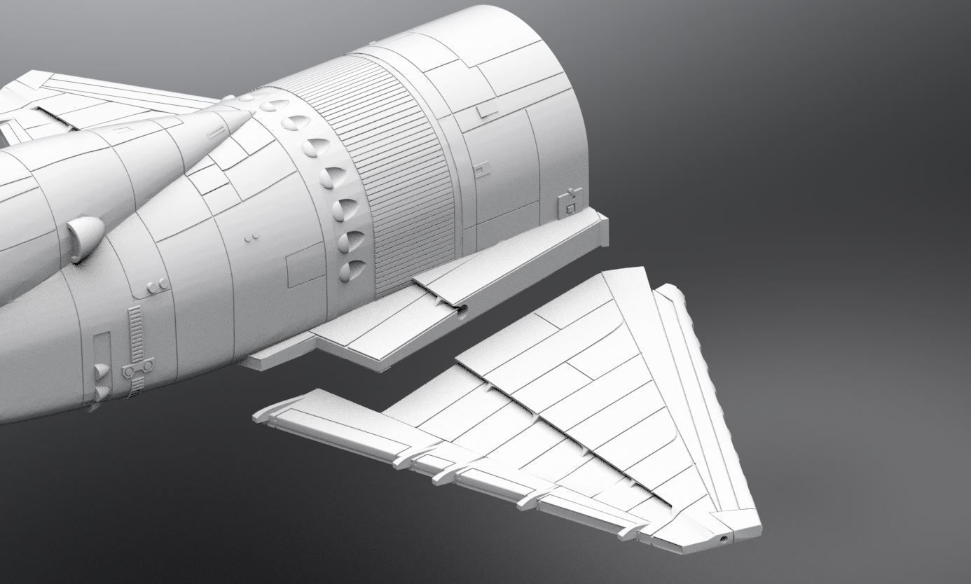 Orion 3 V2 scale model 3D model 3D printable | CGTrader
