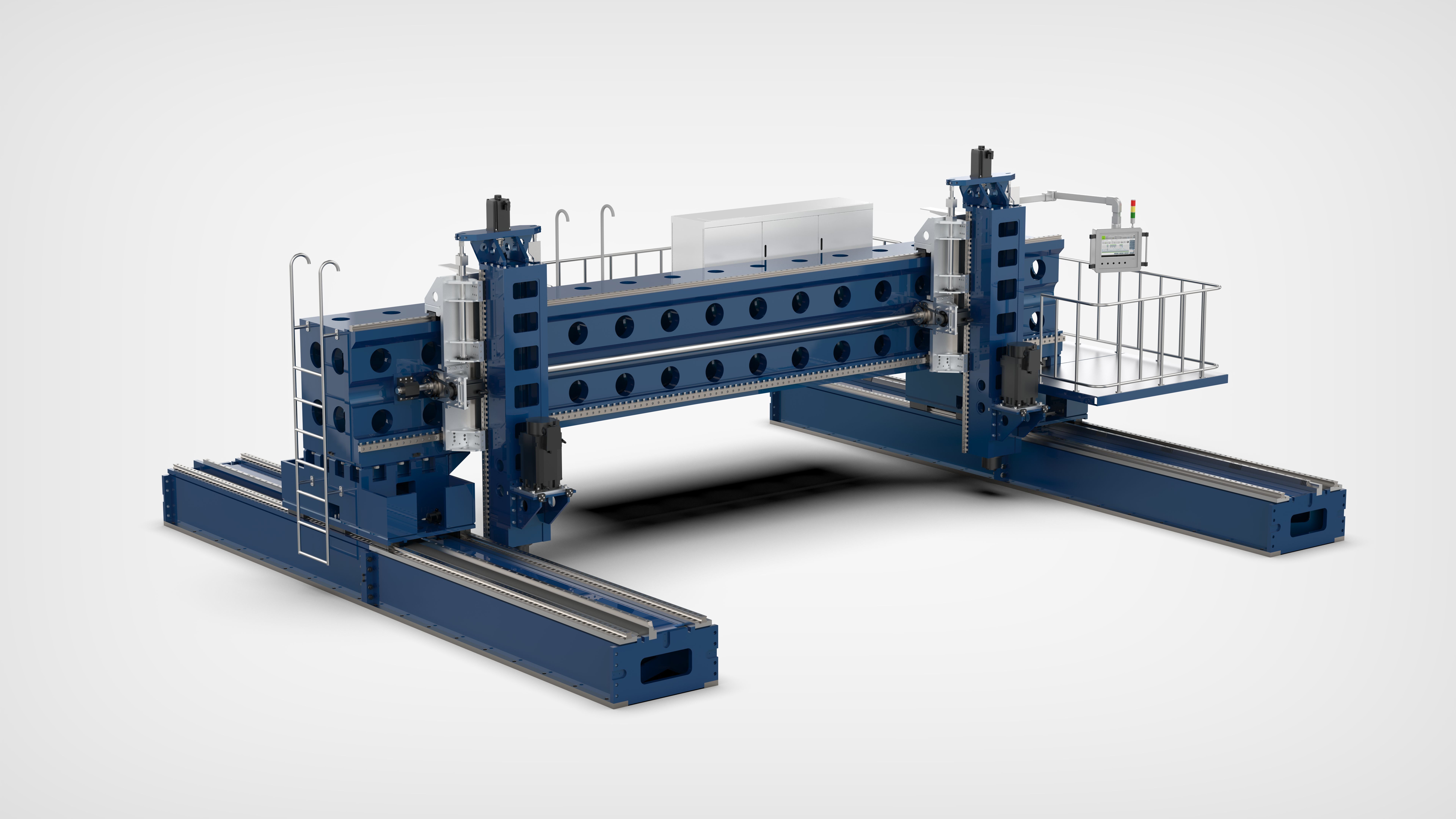 6060 Gantry Milling Machine 3D model | CGTrader