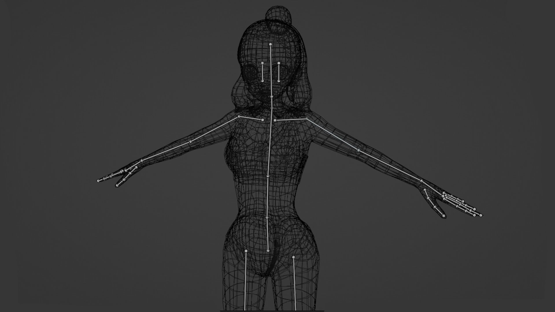 3d Model Anime Girl 3d Vr Ar Low Poly Cgtrader