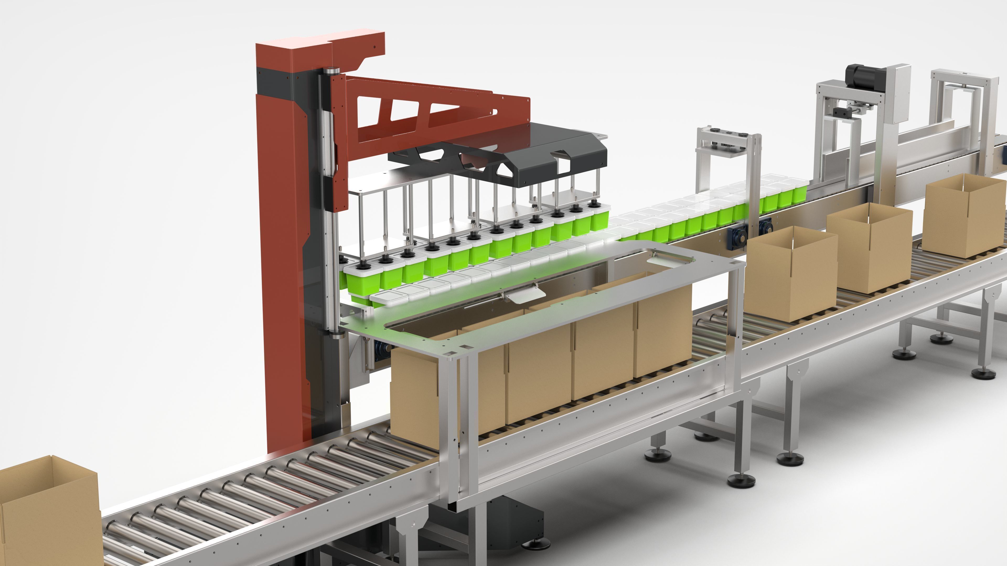 Fully Automatic Food Packing Machine 3D model | CGTrader