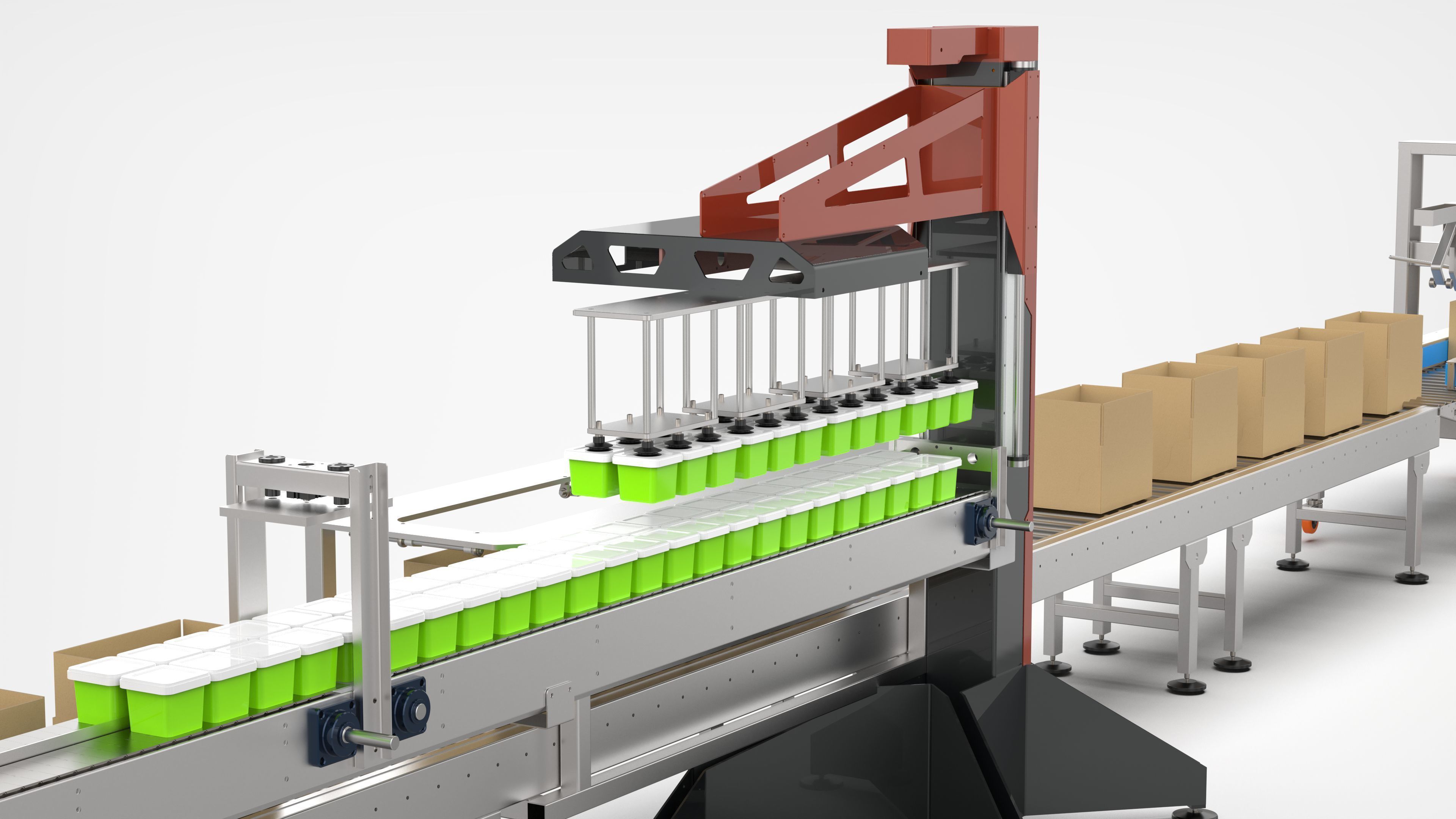 Fully Automatic Food Packing Machine 3D model | CGTrader