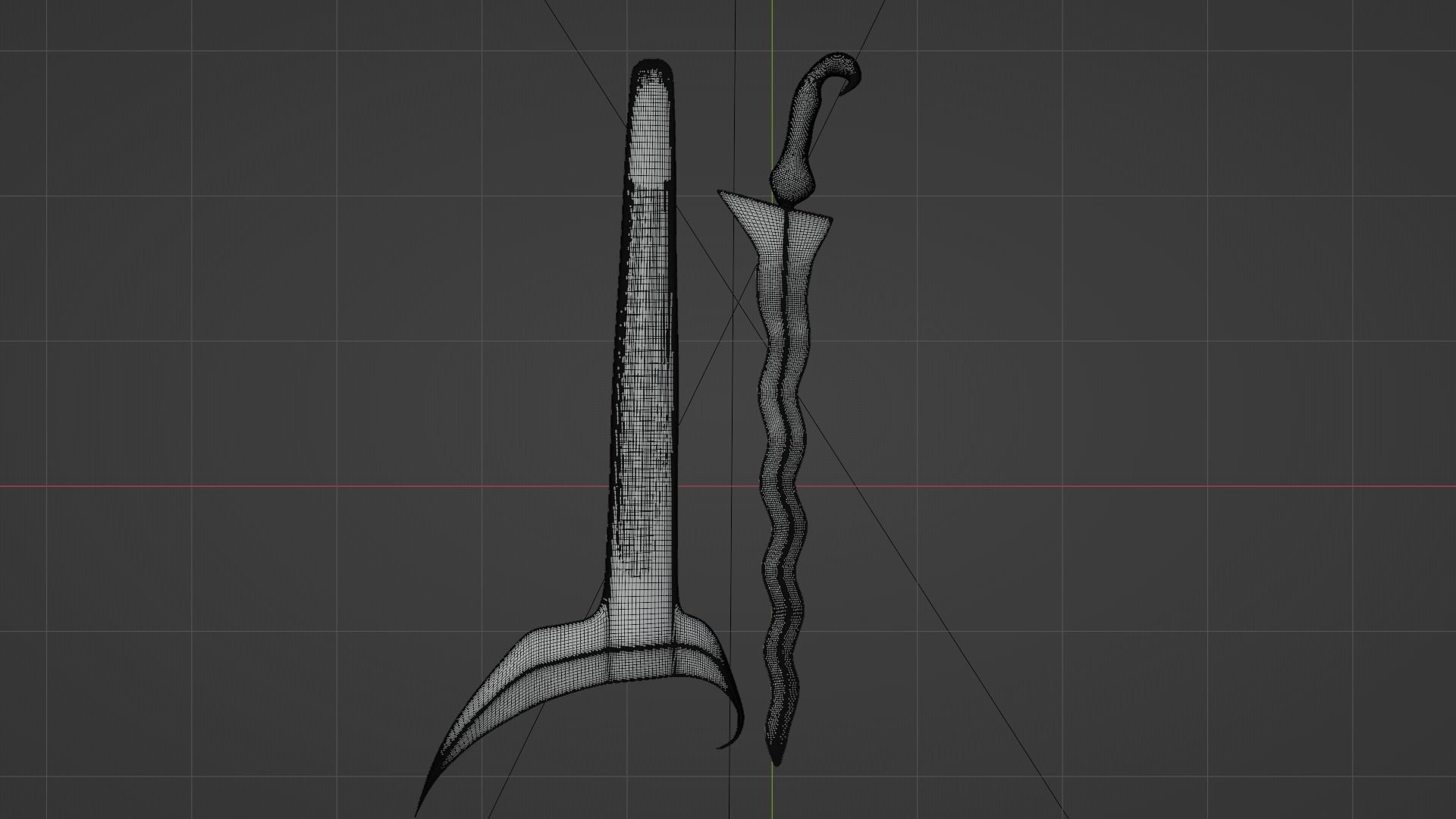 Keris Traditional 3D model | CGTrader