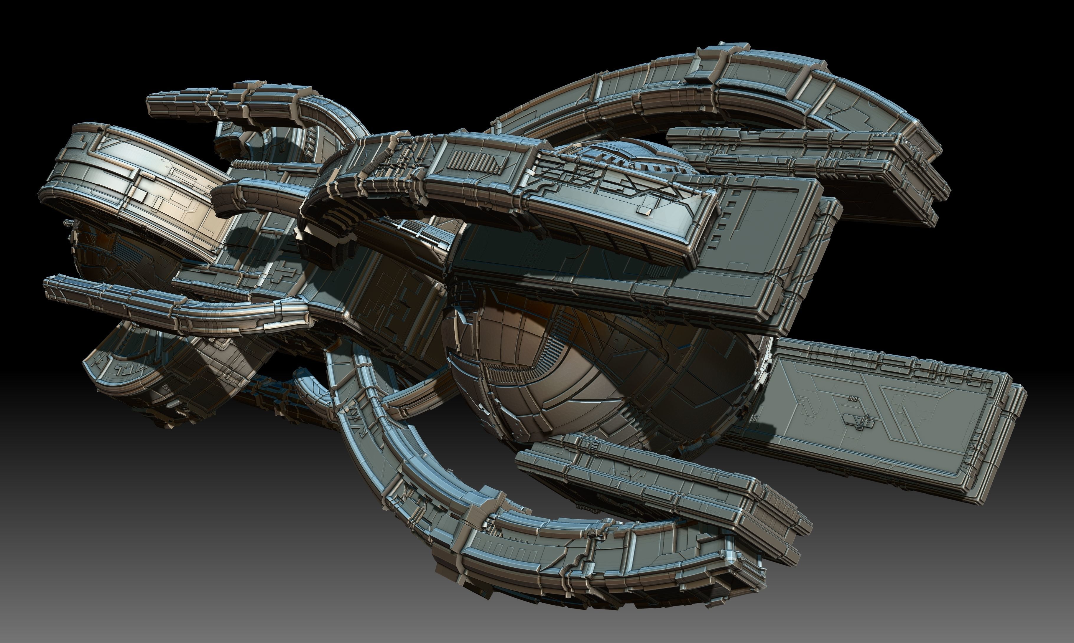 space equipment node 00207 3D model | CGTrader