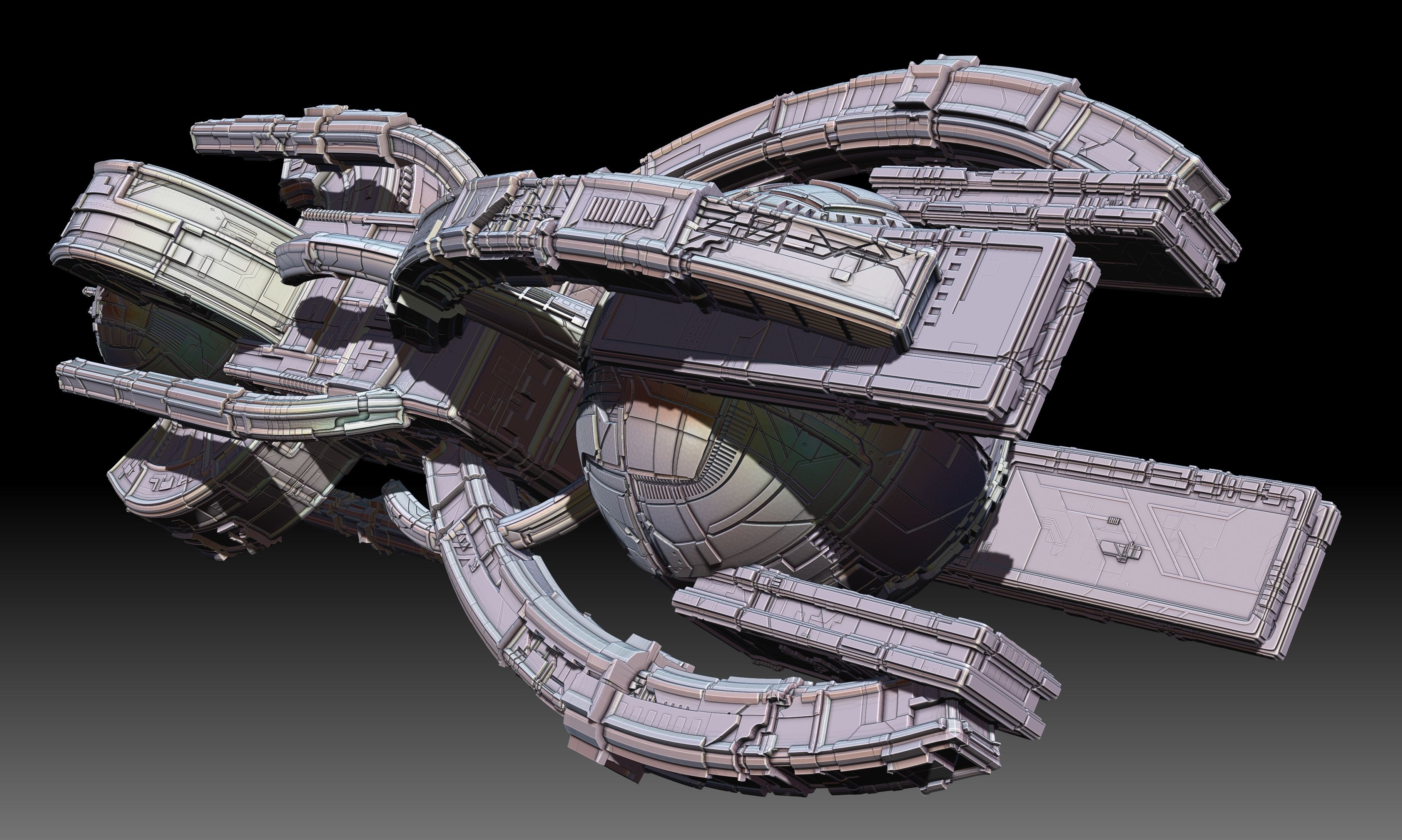 space equipment node 00207 3D model | CGTrader