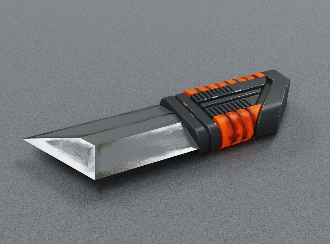 The Mandalorian Belt Knife - 3D Print Files STL 3D model 3D printable ...