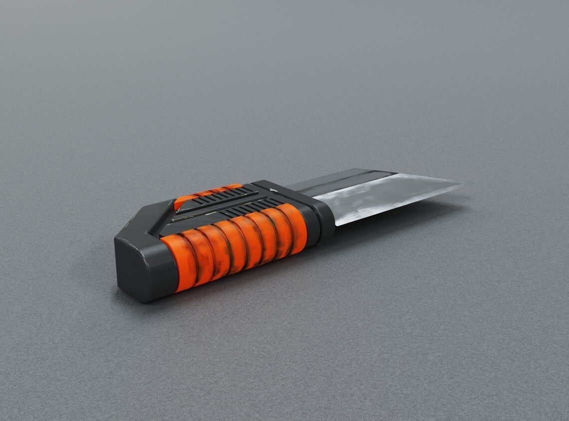 The Mandalorian Belt Knife - 3D Print Files STL 3D model 3D printable ...