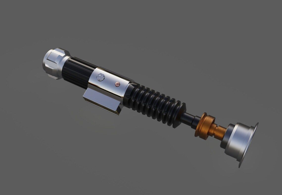 Obi-Wan Kenobi Lightsaber - 3D Print Files STL 3D model 3D printable ...