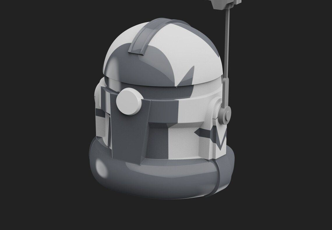 Commander Wolffe Helmet TCW - 3D Print Files STL 3D model 3D printable ...