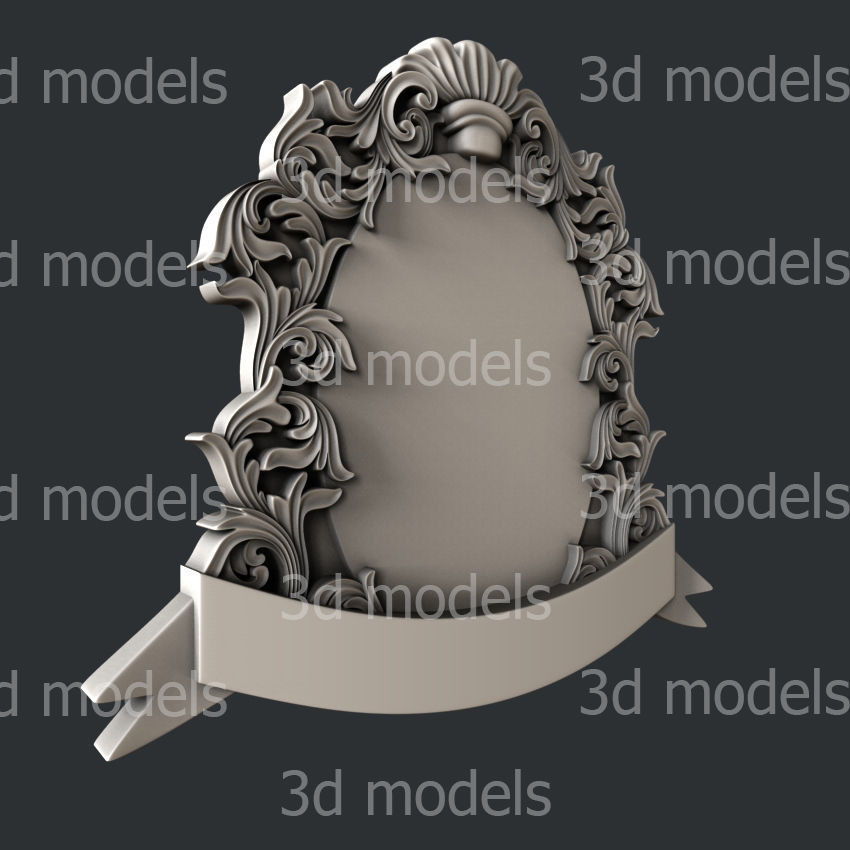 3d STL models for CNC router or 3d printer coat of Arms P440 3D model ...