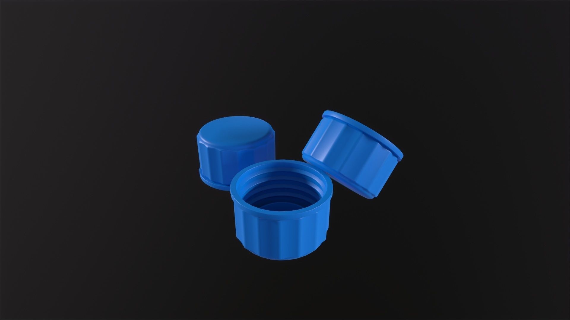 3D model Plastic Pet Bottle Cap 3D Model VR / AR / low-poly | CGTrader