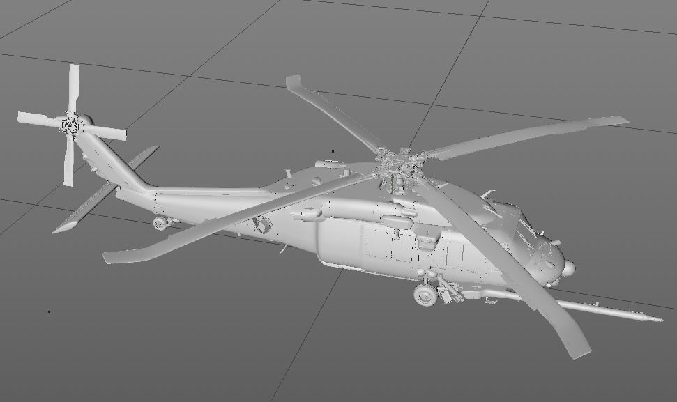 Helicopter Military 3D model | CGTrader