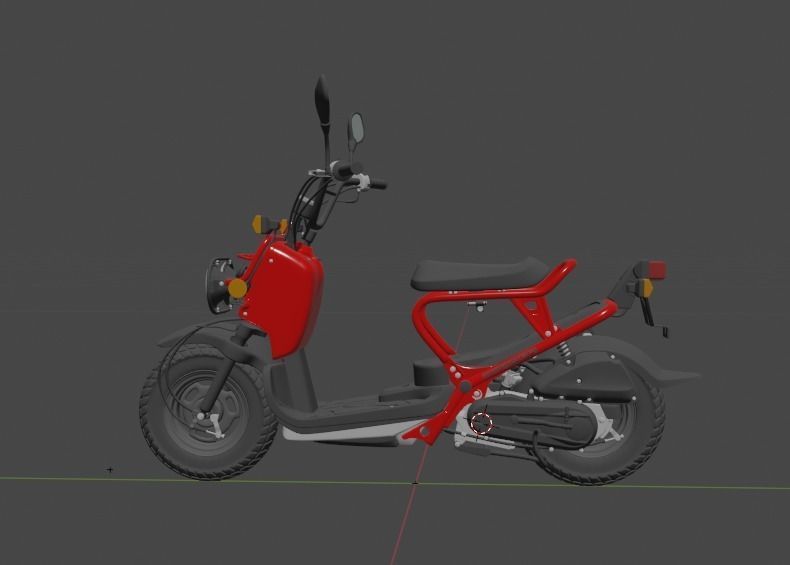 Honda Zoomer 3D model | CGTrader