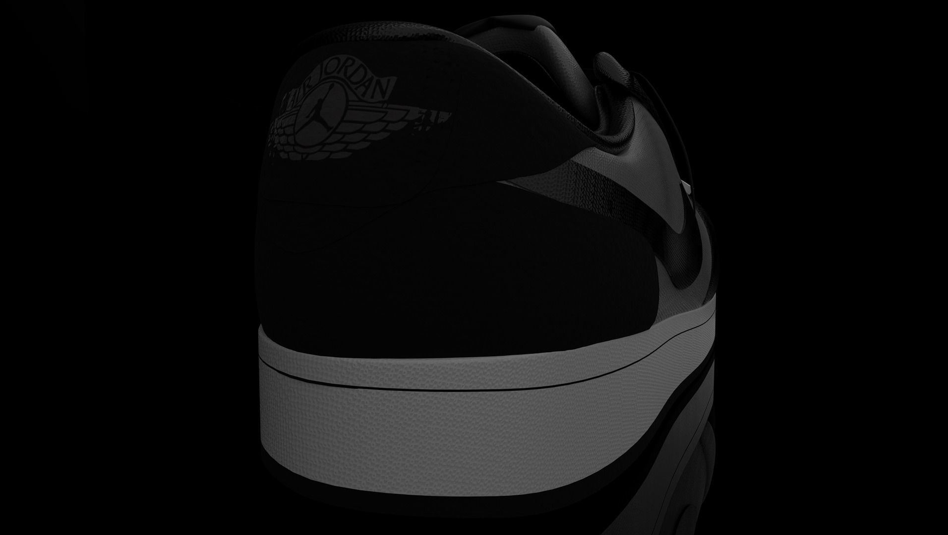 3D model NIKE AIR JORDANS 1 VR / AR / low-poly | CGTrader