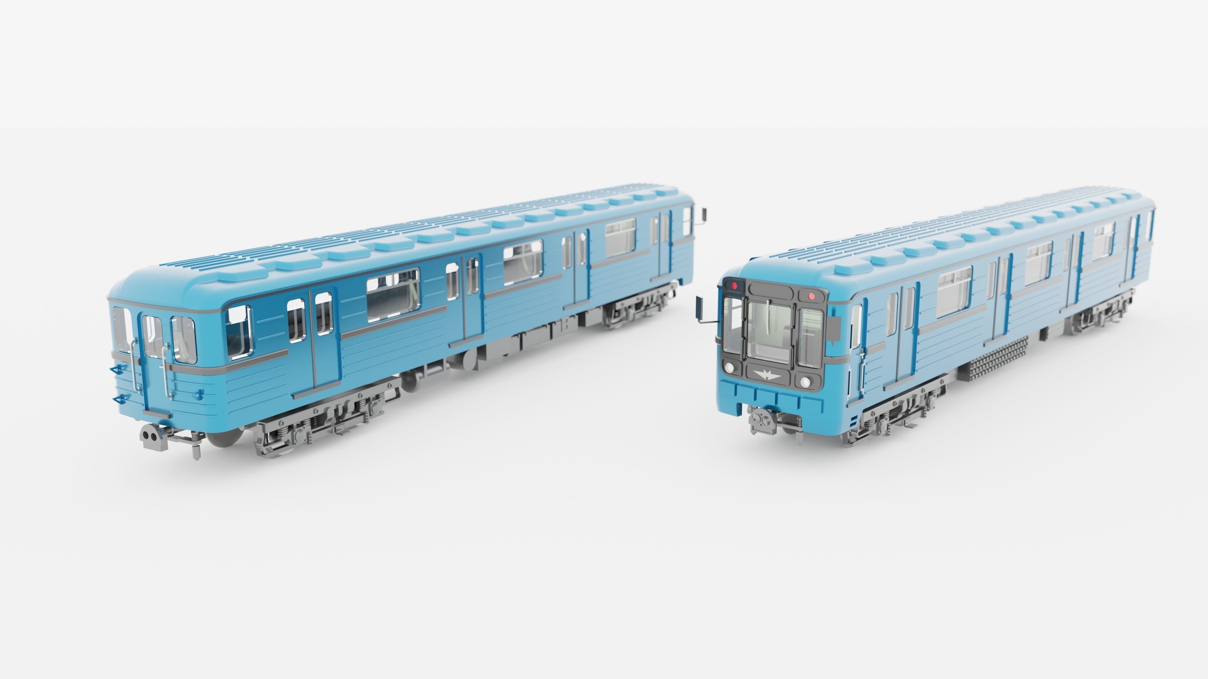 Metrowagonmash 81-71X type metro wagon of the Budapest Metro 3D Model ...