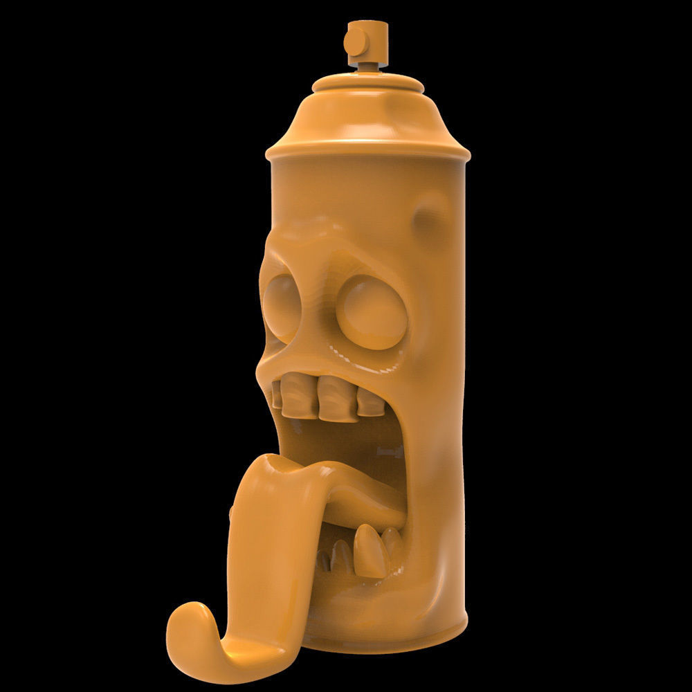 Monster Can 02 3D model 3D printable | CGTrader