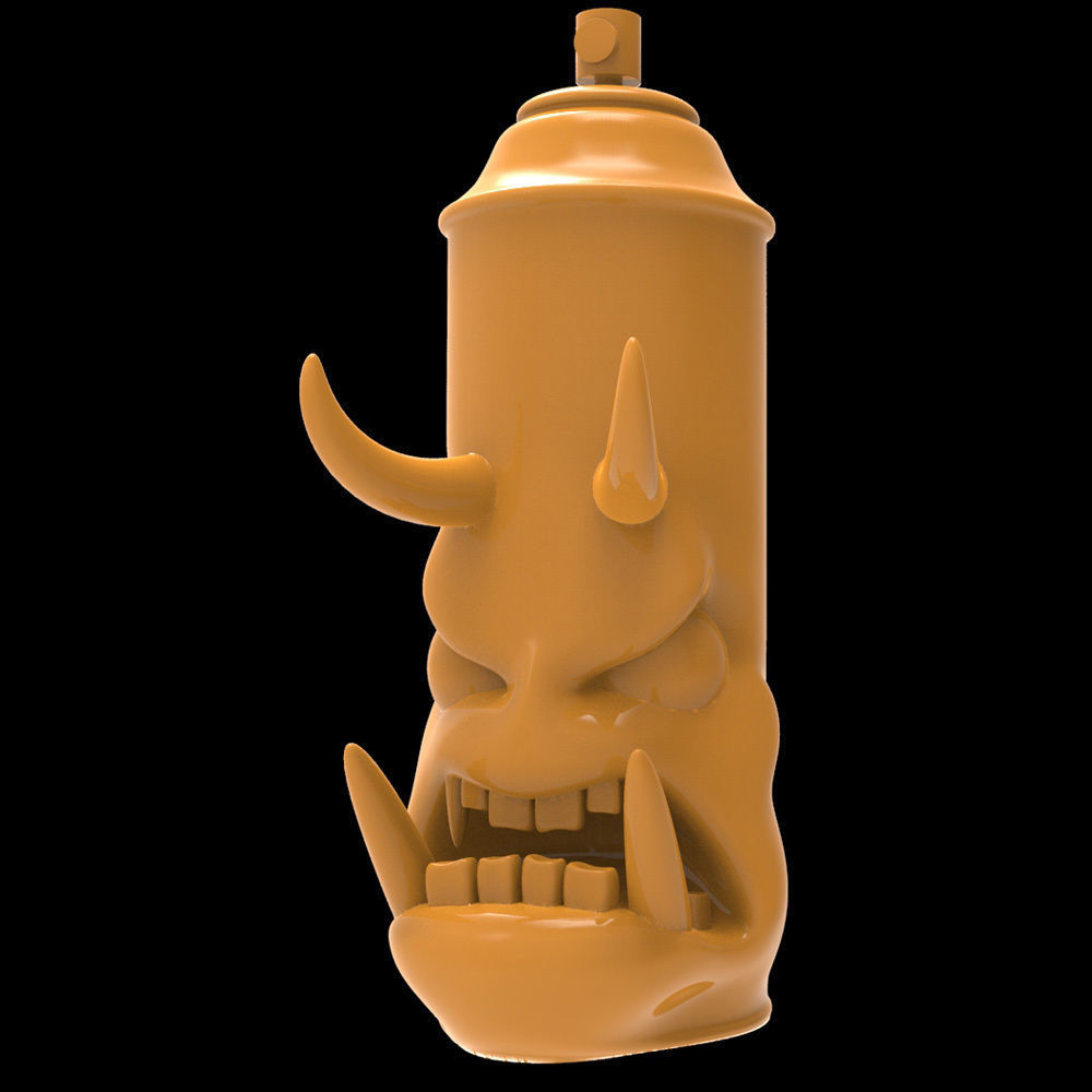 Monster Can 08 3D model 3D printable | CGTrader