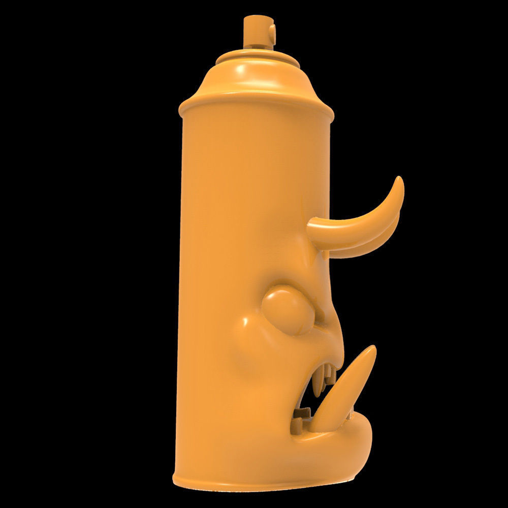 Monster Can 08 3D model 3D printable | CGTrader