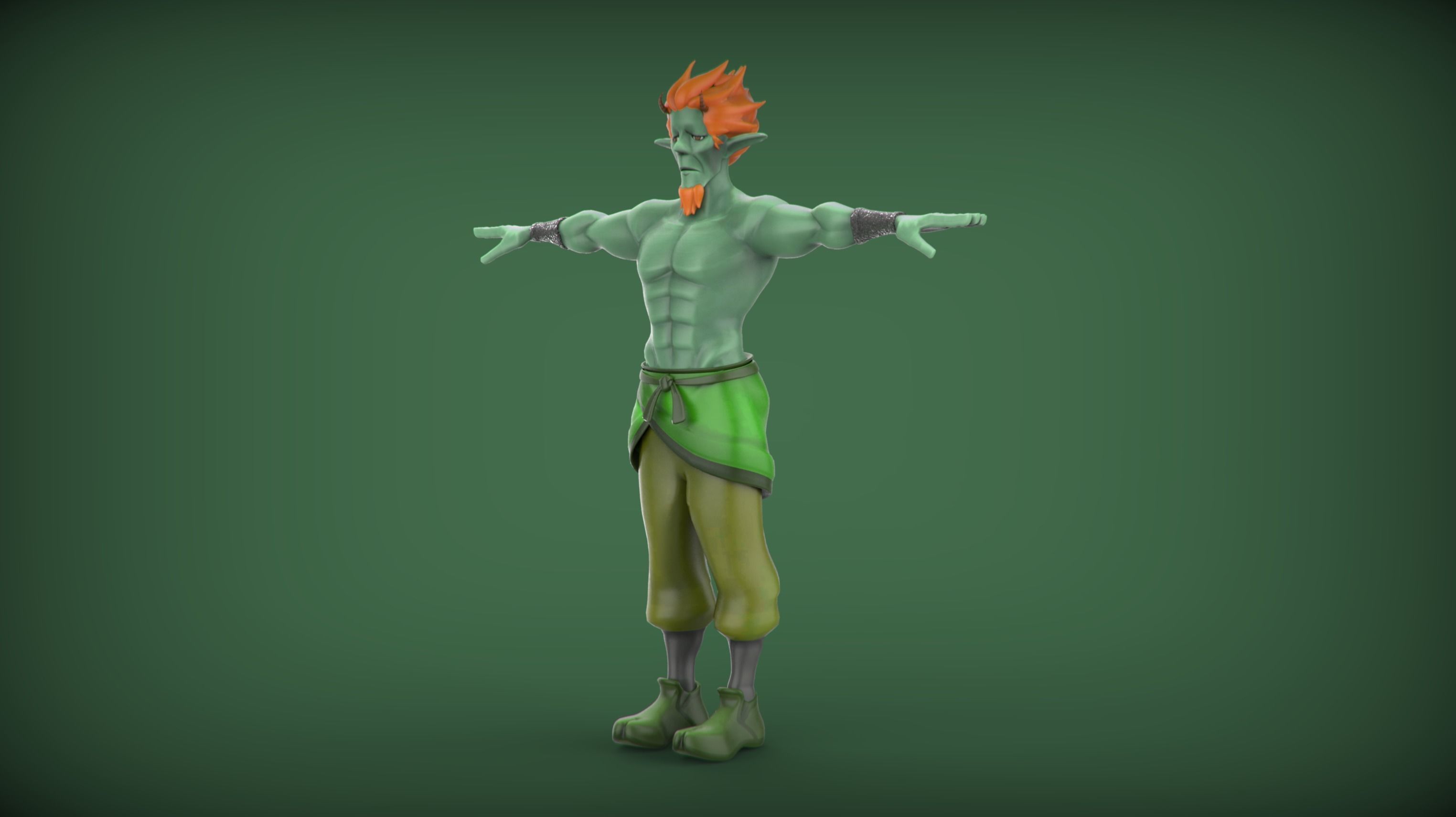 Concept Male Game-Ready Humanoid 3D Model 3D model | CGTrader