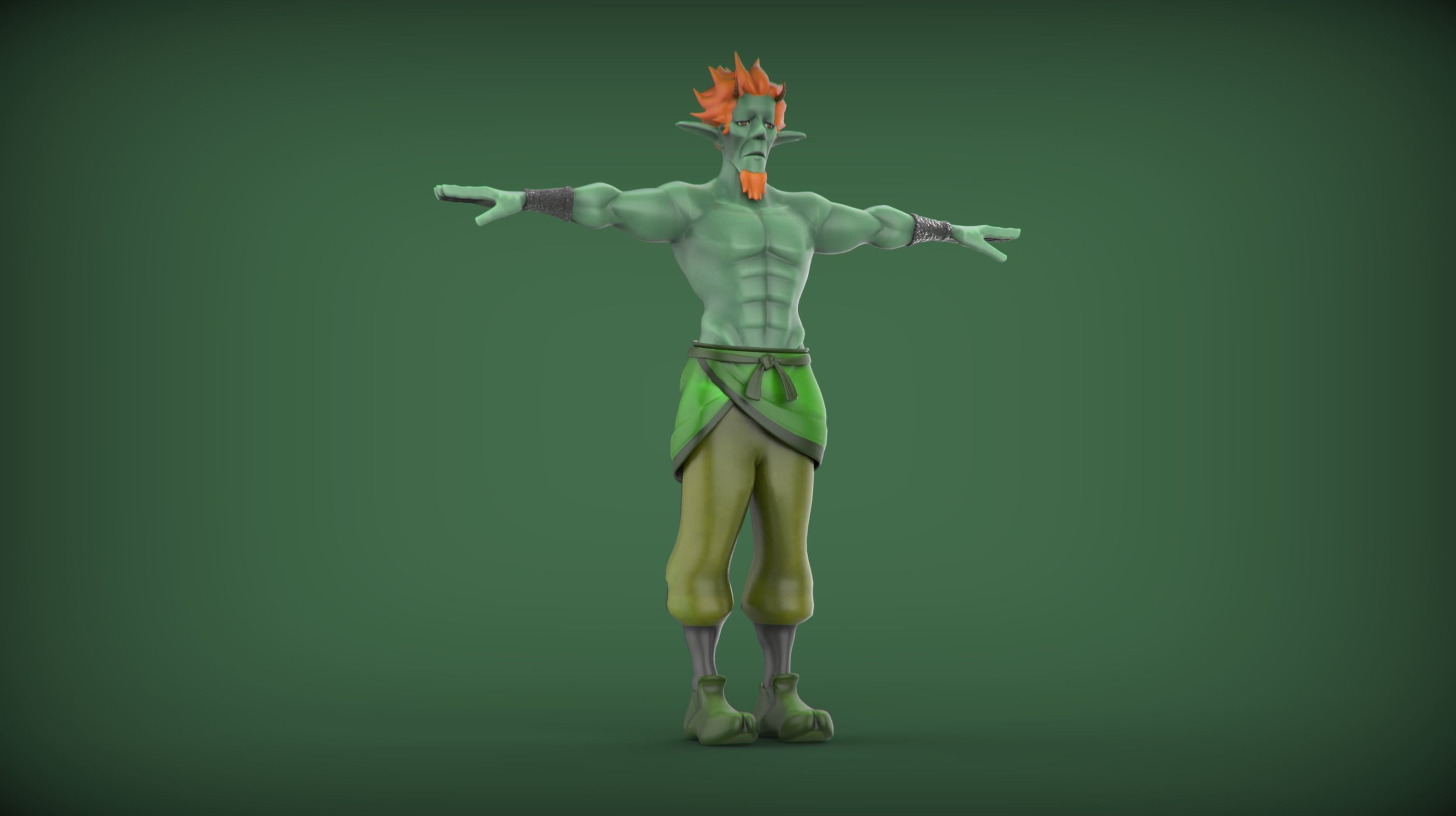 Concept Male Game-Ready Humanoid 3D Model 3D model | CGTrader