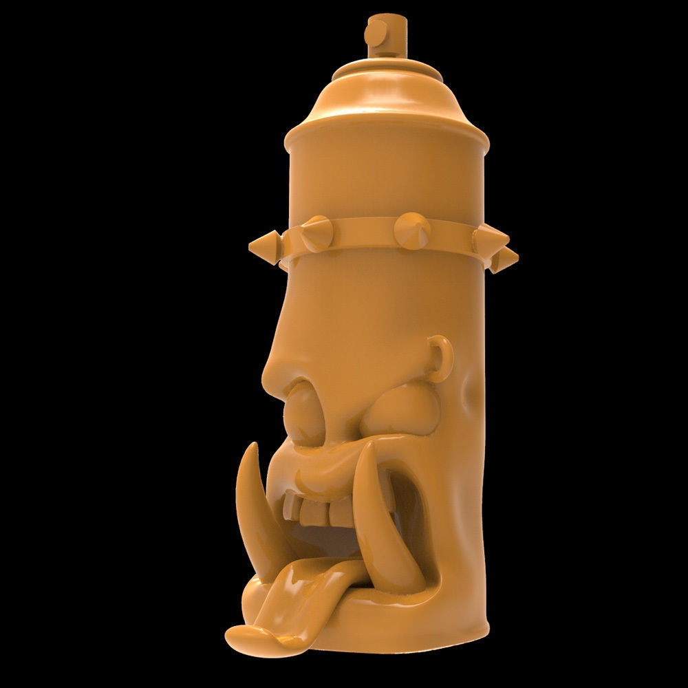 Monster Can 09 3D model 3D printable | CGTrader