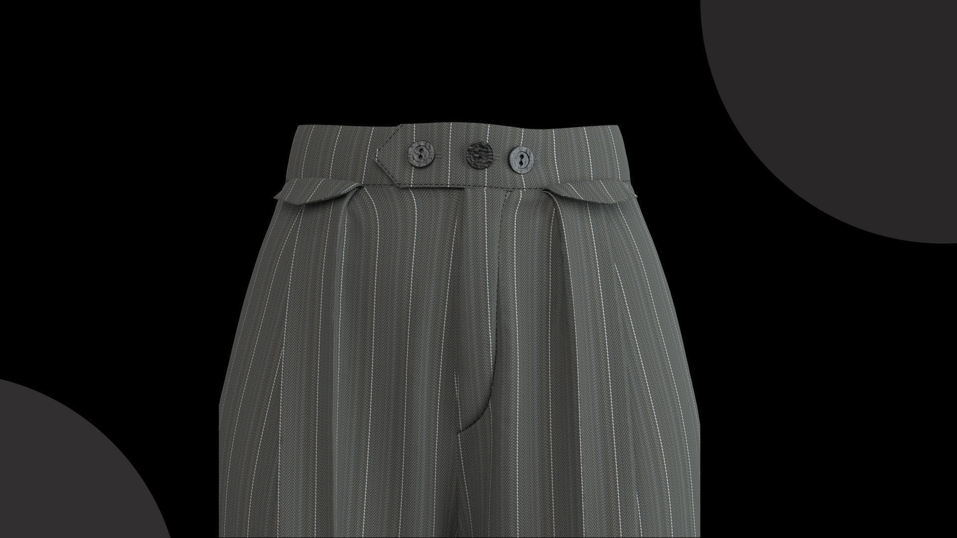 5 Models of Women Pleated Pants 3D model | CGTrader