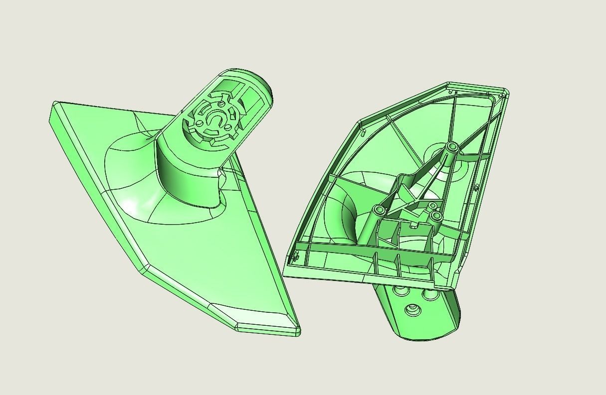 BYD mirror base 3D model | CGTrader
