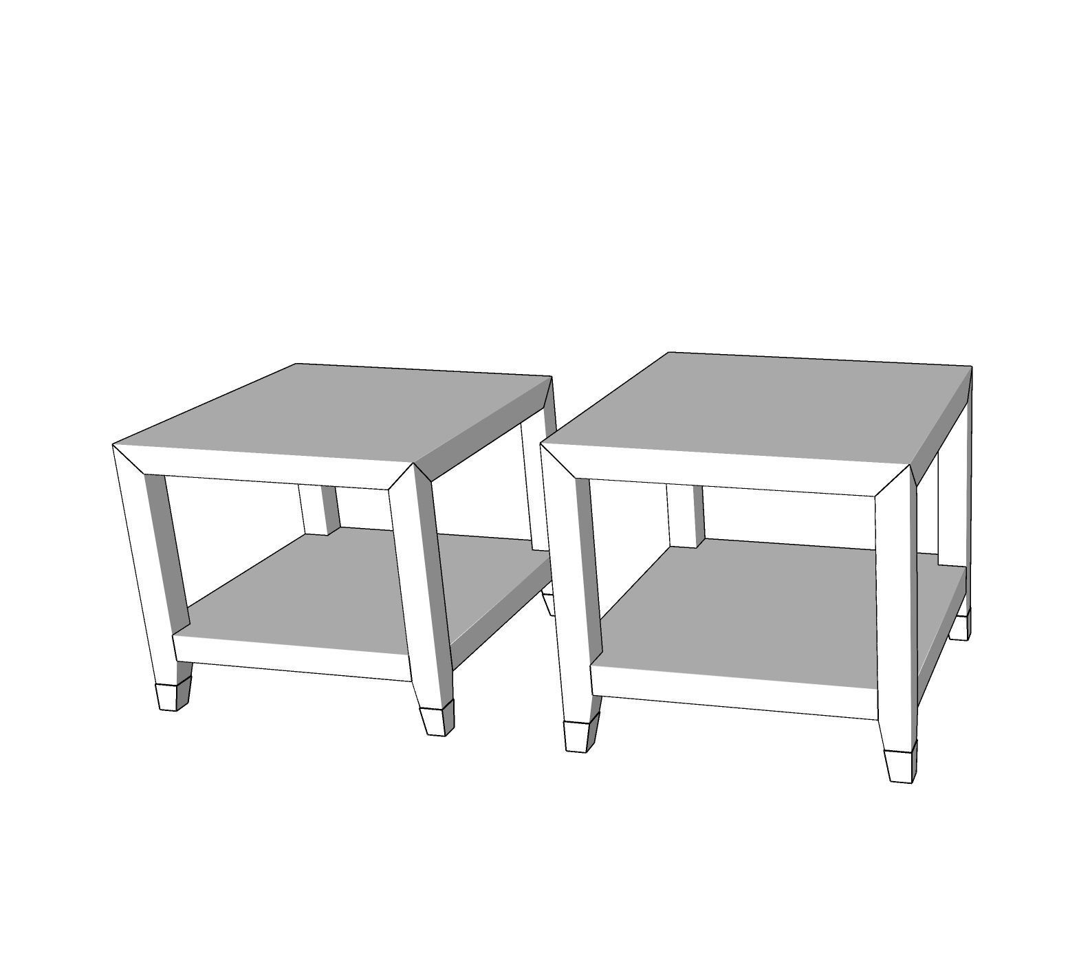 RH Shagreen Side Tables 3D model | CGTrader
