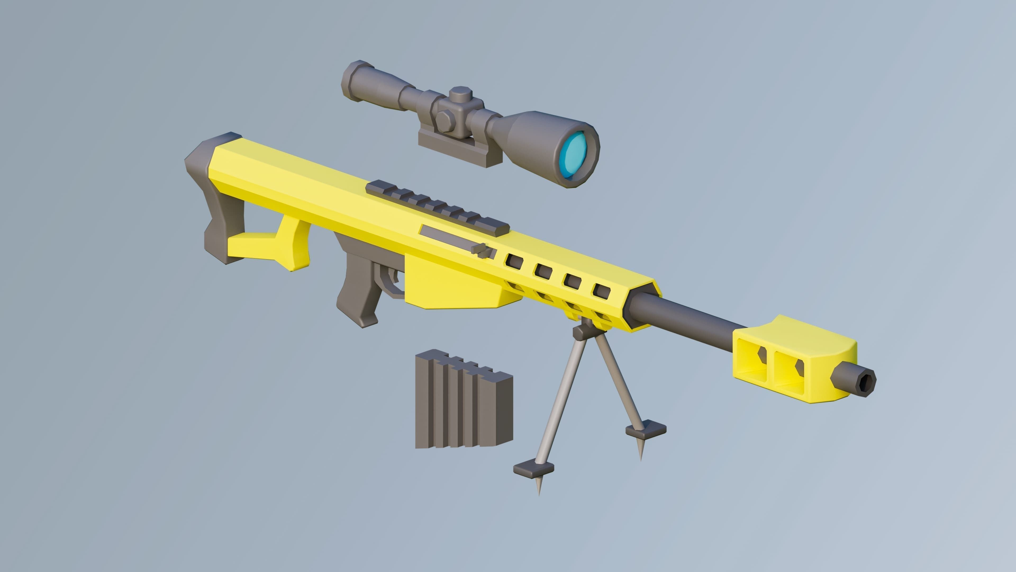 3D model Firearms VR / AR / low-poly | CGTrader