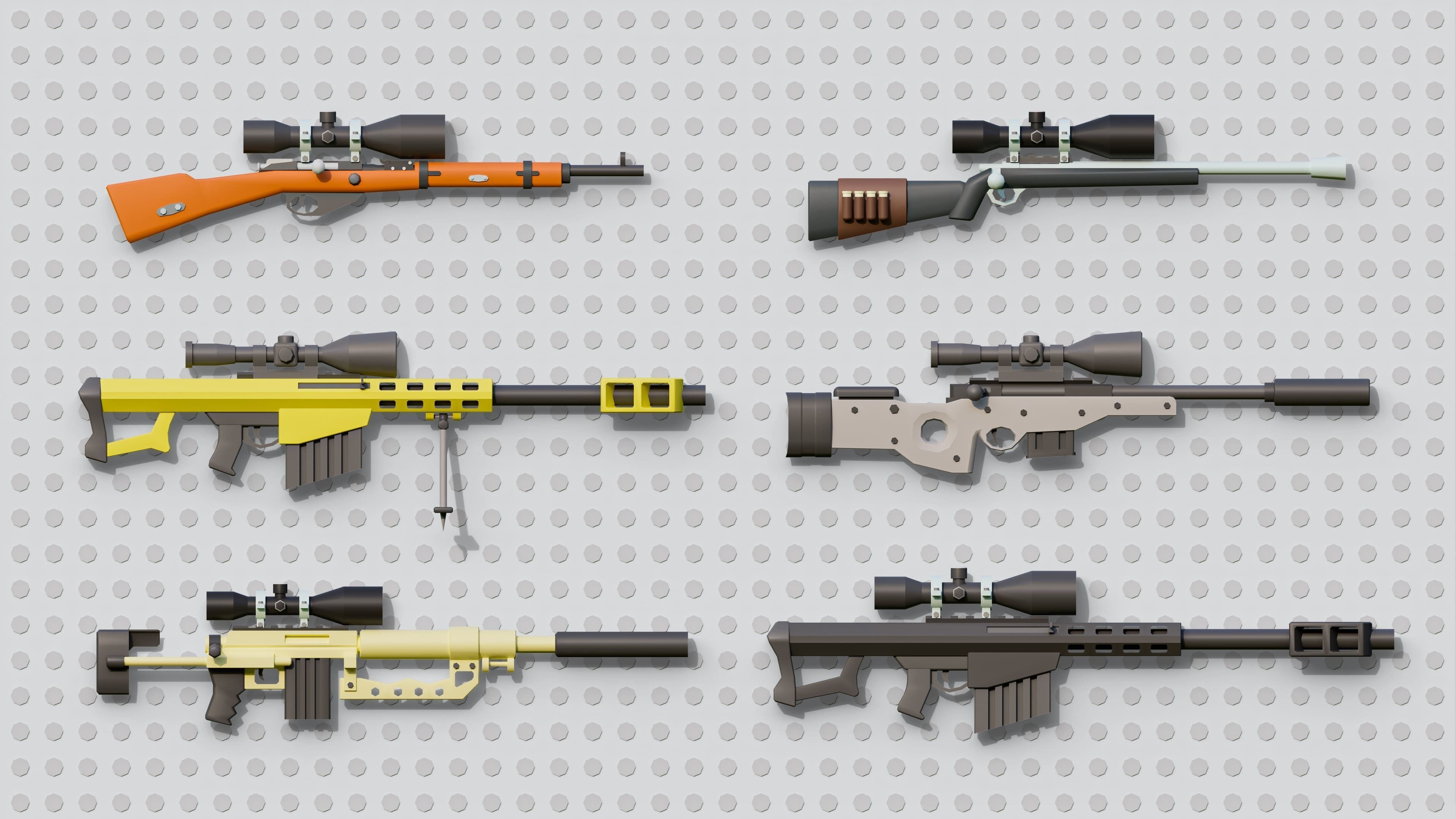 3D model Firearms VR / AR / low-poly | CGTrader