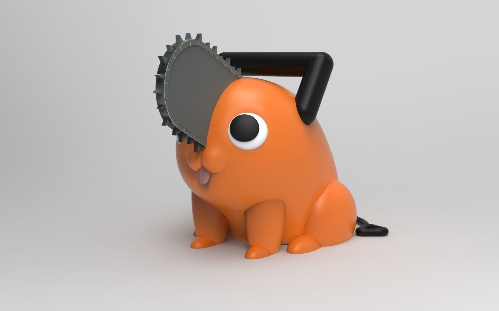 pochita chainsaw man 3D model 3D printable | CGTrader