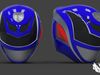 Power Ranger SPD Blue Helmet 3D model 3D printable | CGTrader