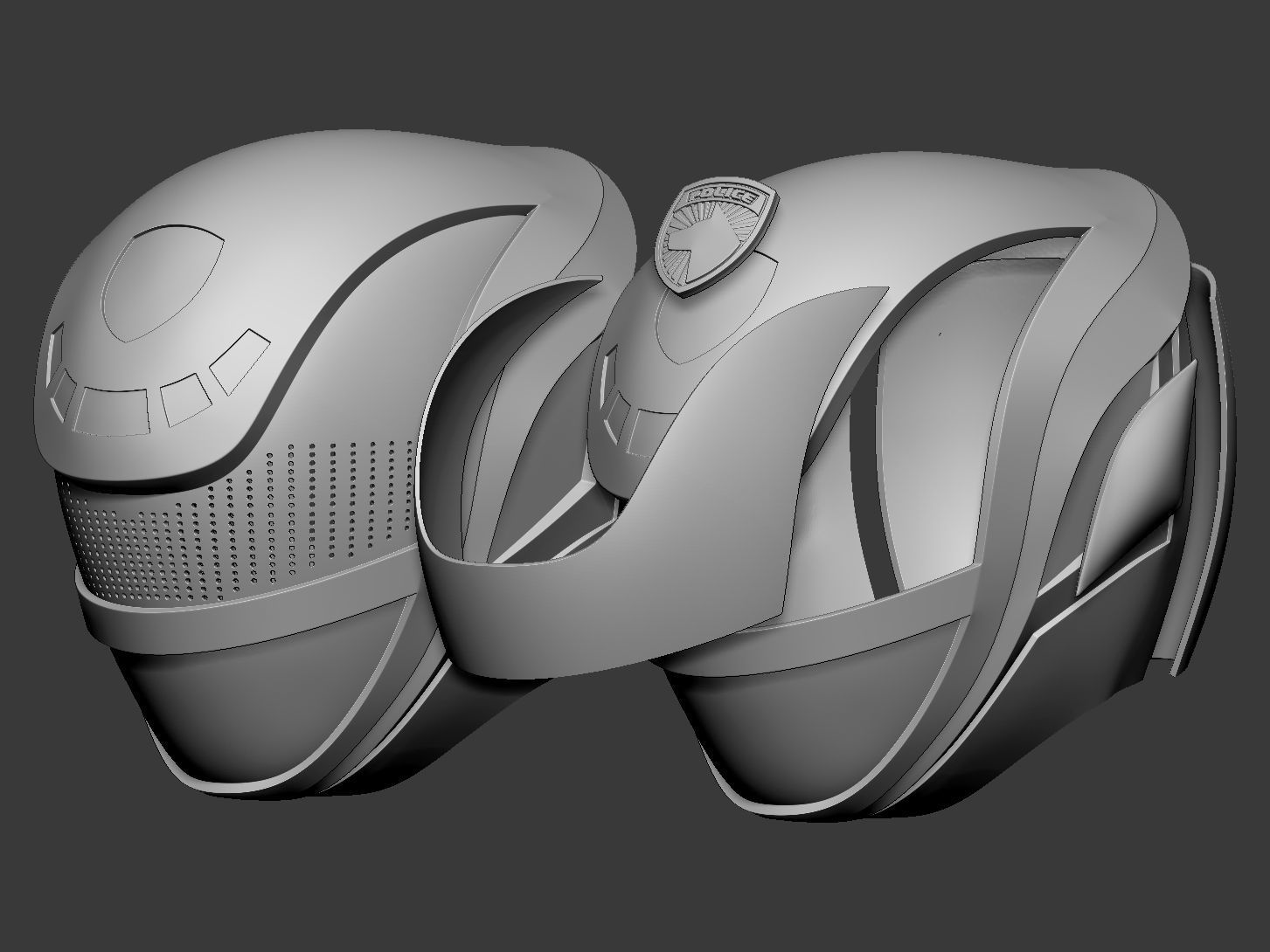 Power Ranger SPD Pink Helmet 3D model 3D printable | CGTrader