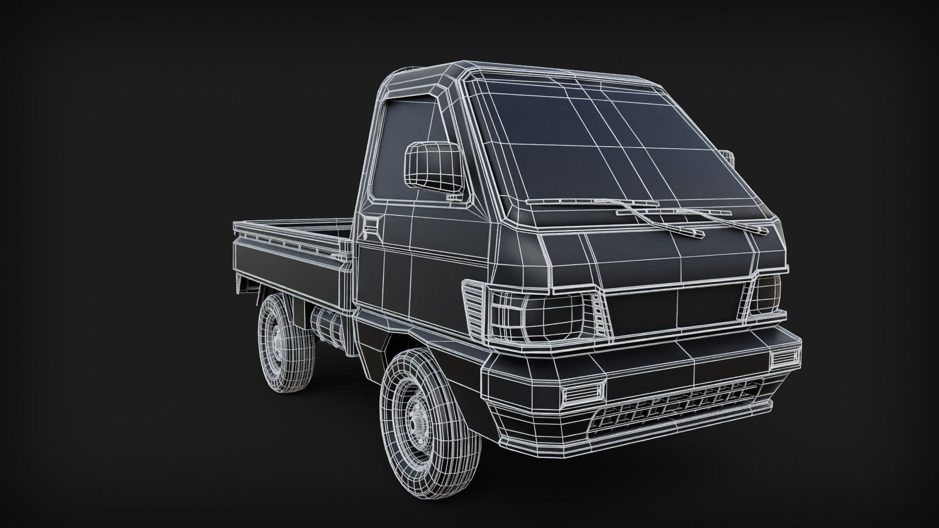 3D model Dihatsu hijet pickup kei truck VR / AR / low-poly | CGTrader