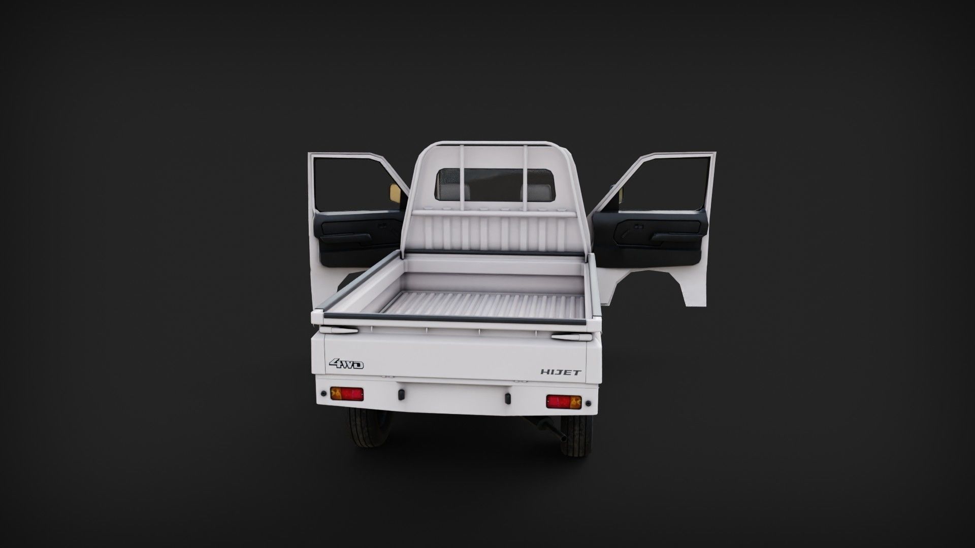 3D model Dihatsu hijet pickup kei truck VR / AR / low-poly | CGTrader