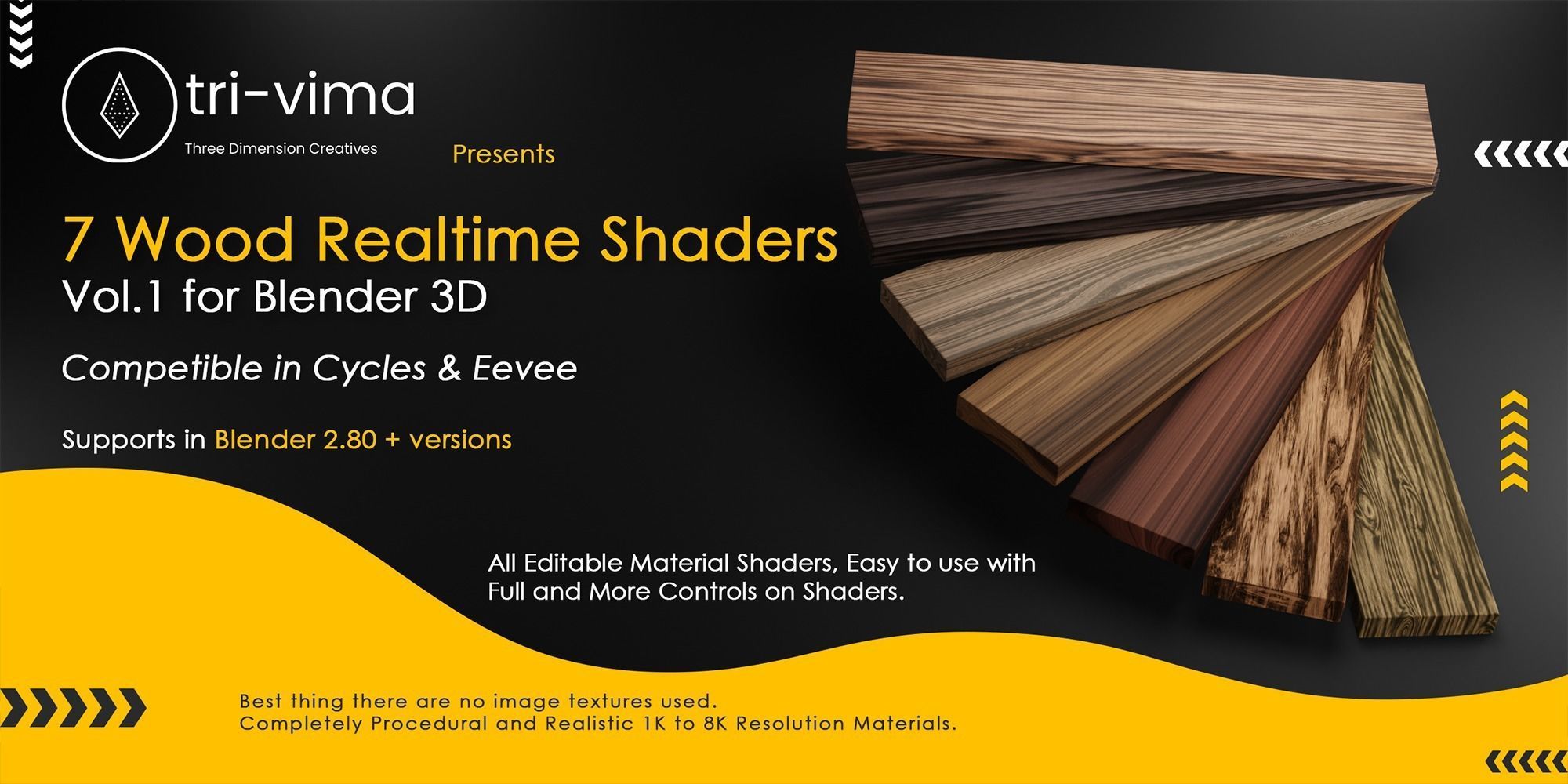 All Pro Realtime Blender Shaders Procedural Bundle of 7 Packs Texture ...