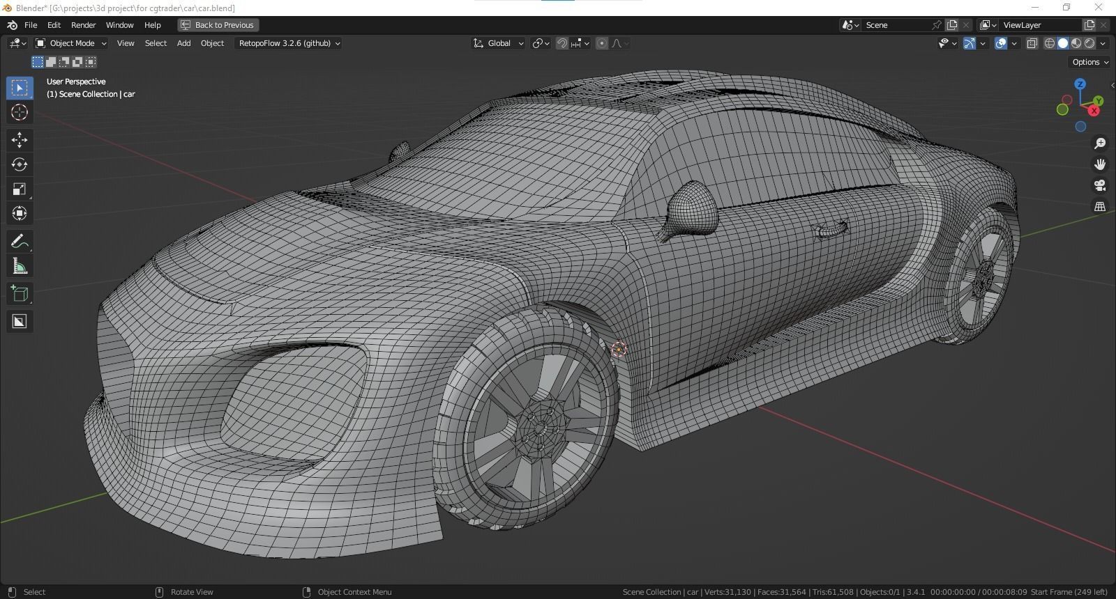 bugatti veyron and audi r8 free VR / AR / low-poly 3D model | CGTrader