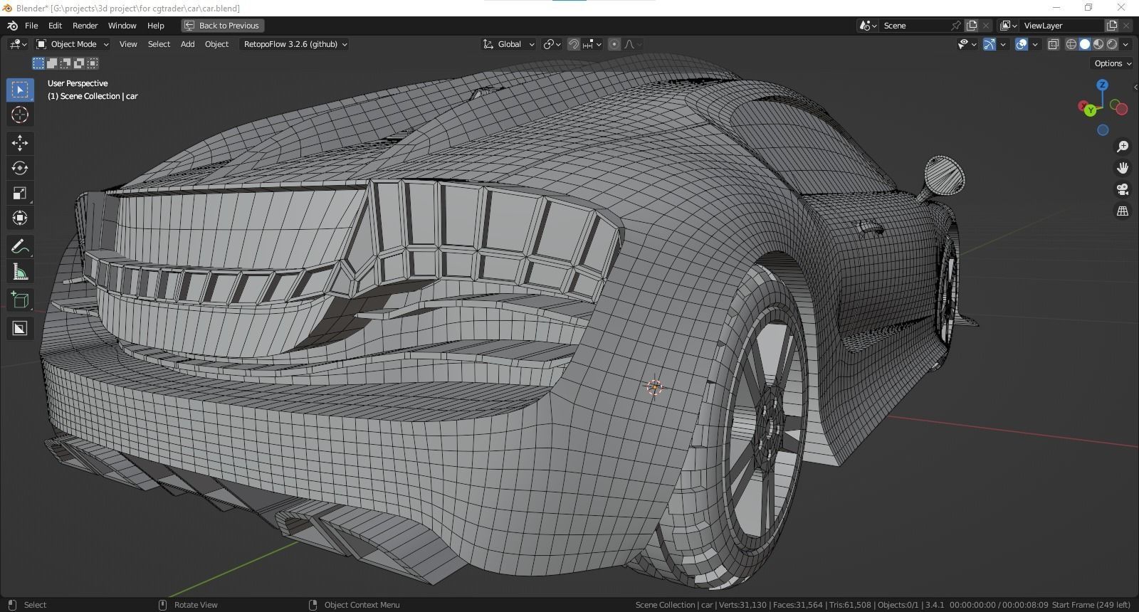 bugatti veyron and audi r8 free VR / AR / low-poly 3D model | CGTrader