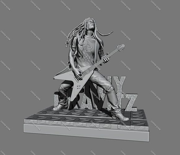 Lenny Kravitz - 3d printing 3D model 3D printable | CGTrader