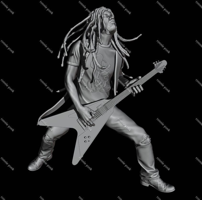 Lenny Kravitz - 3d printing 3D model 3D printable | CGTrader