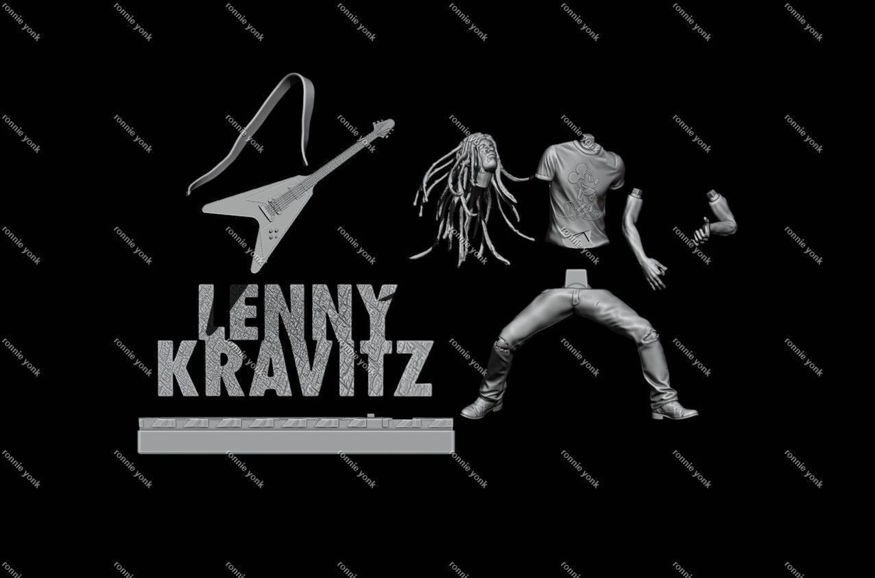Lenny Kravitz - 3d printing 3D model 3D printable | CGTrader