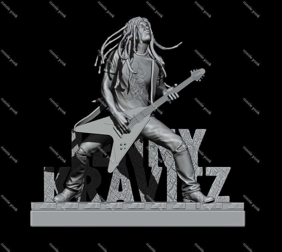 Lenny Kravitz - 3d printing 3D model 3D printable | CGTrader