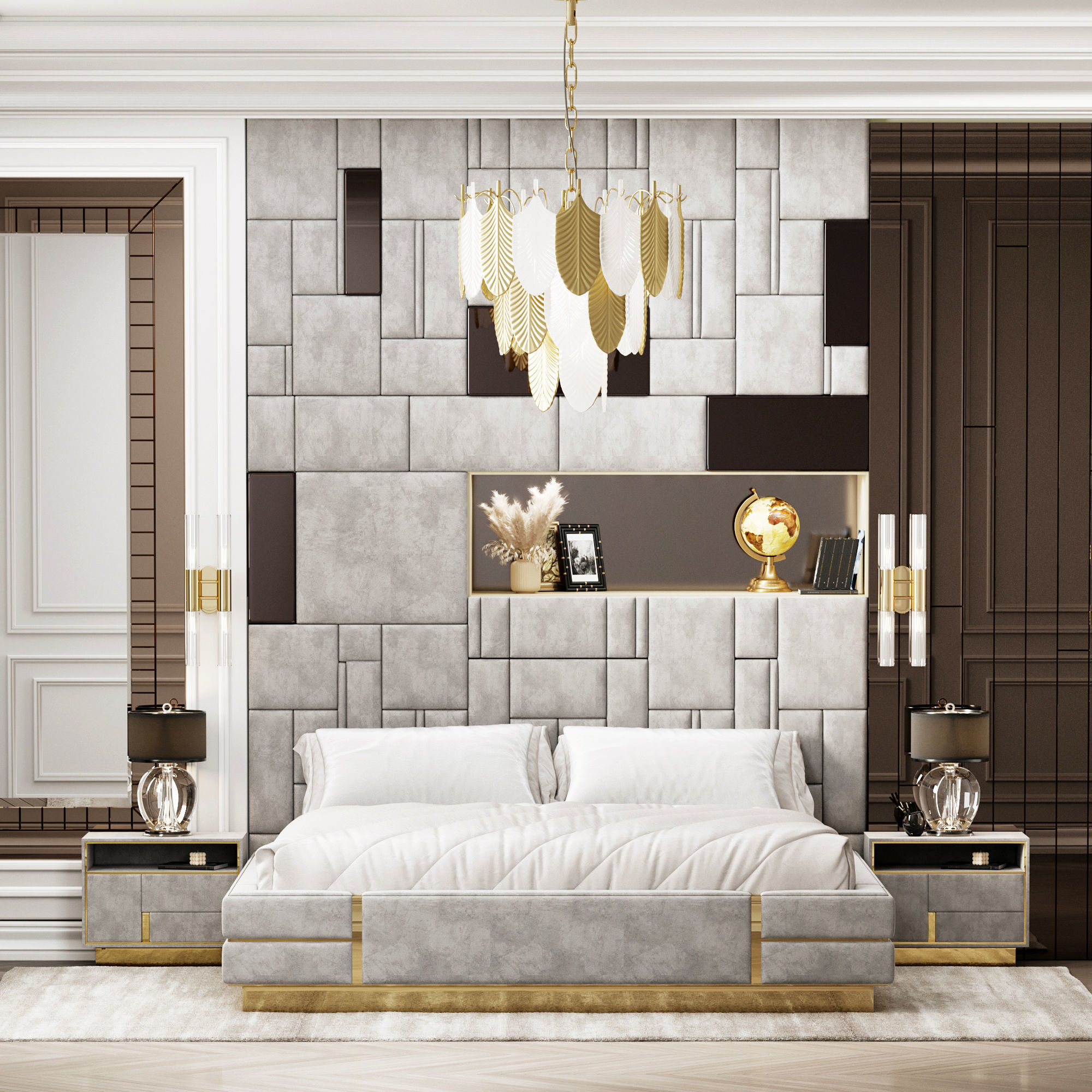 Interior bedroom Visionnaire 3D model | CGTrader