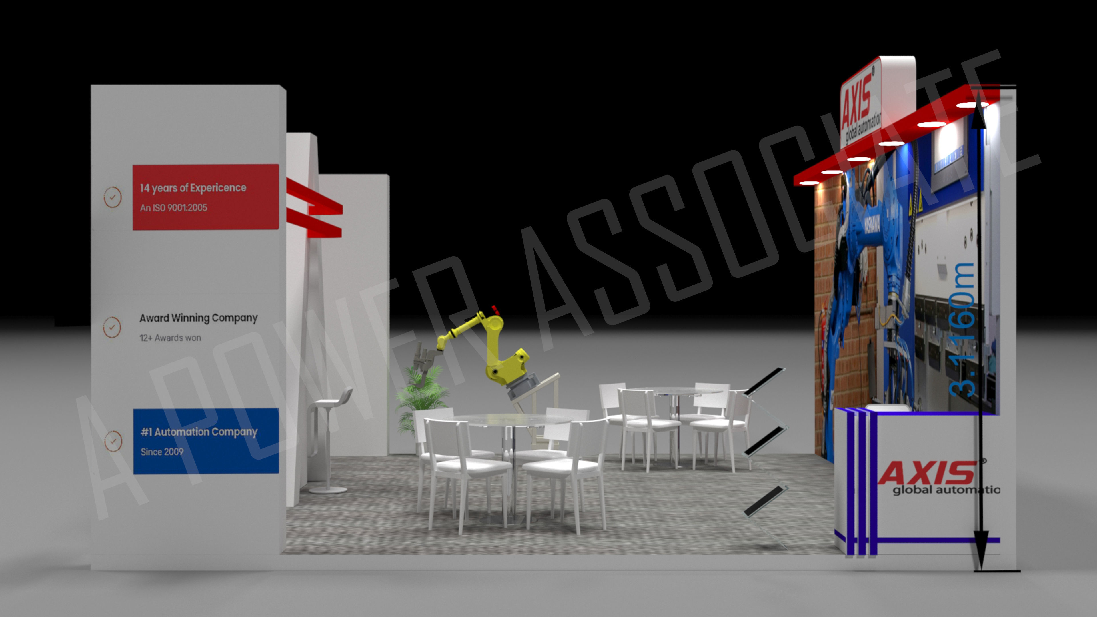 Exhibtion stand trade expo booth stall 3D model | CGTrader